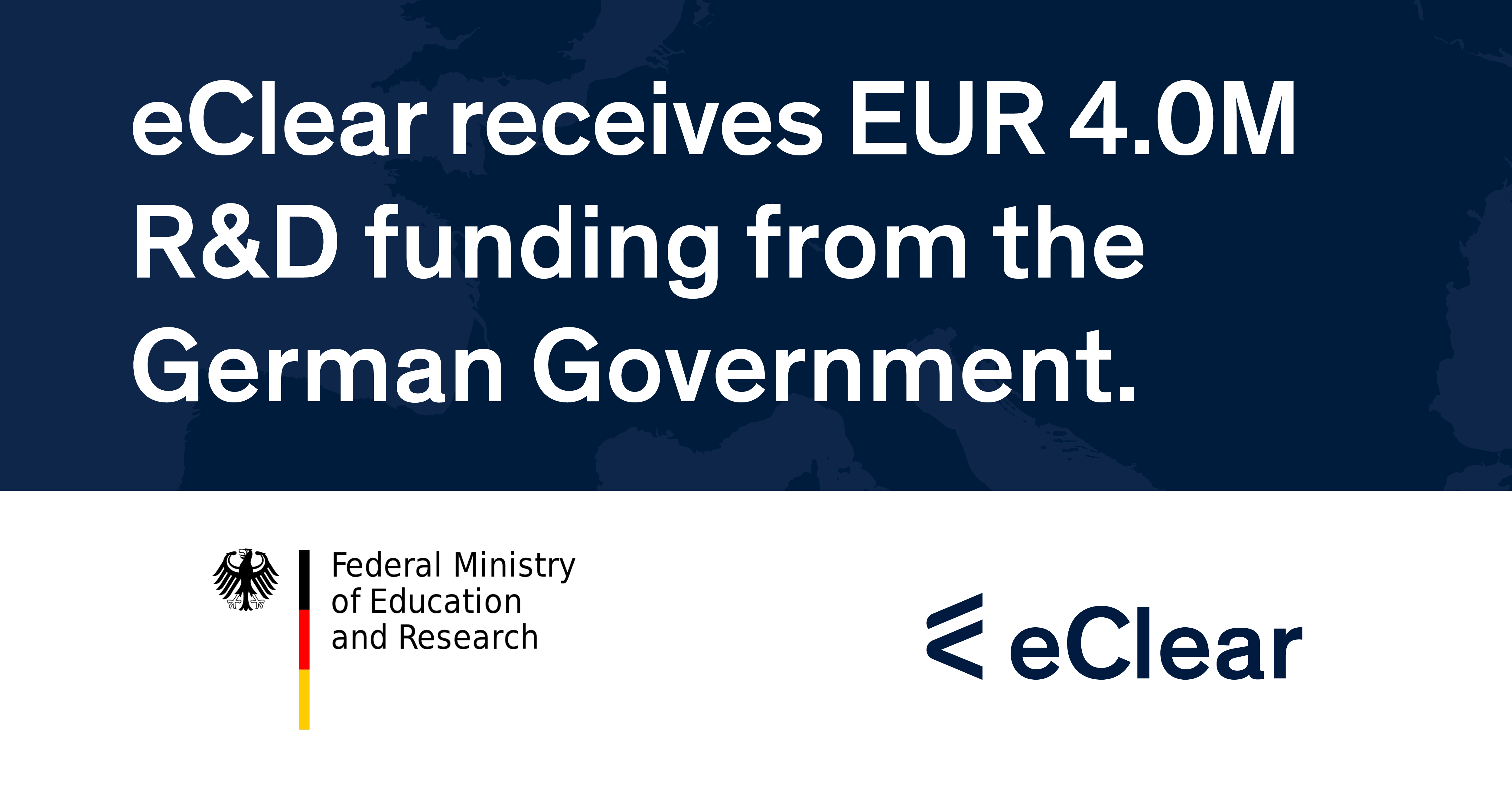 eClear receives R&D funding | eClear AG