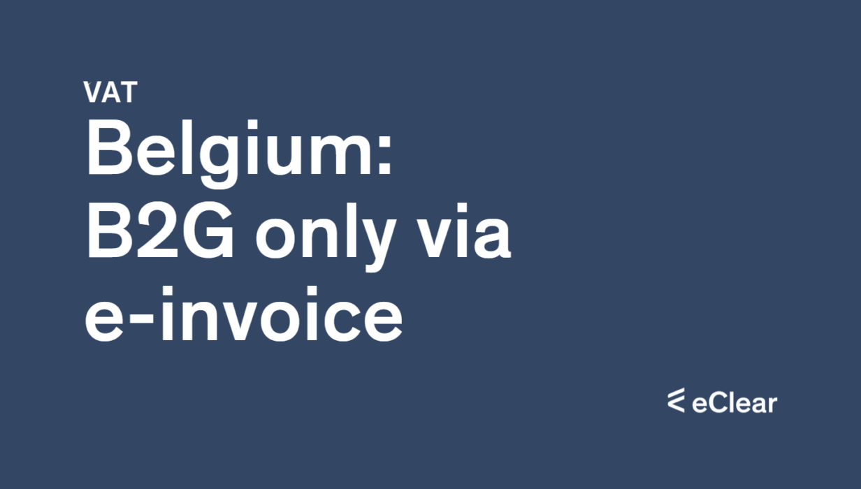 Confused About Belgium E-Invoicing? We Explain | eClear