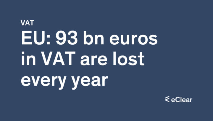EU VAT gap at €93 billion - eClear AG