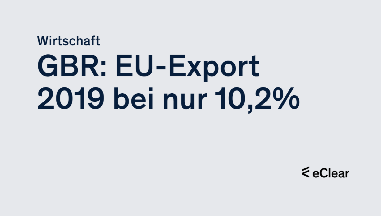 Der Handel zwischen der EU und dem Vereinigten Königreich - eClear