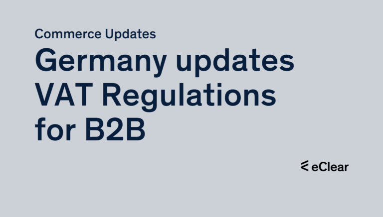 Germany's new VAT guidelines for B2B chain transactions - eClear AG
