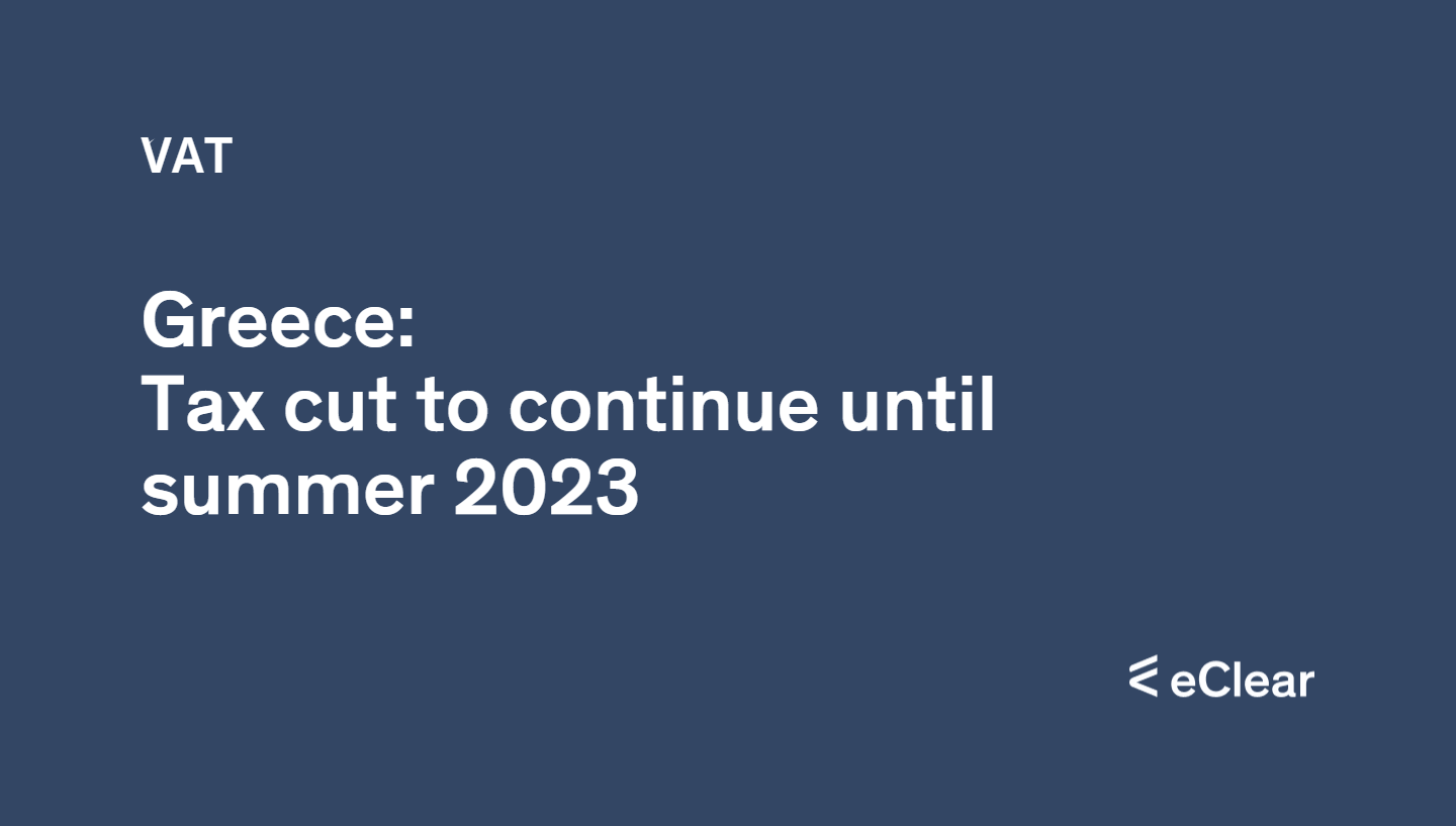 Greece Extends VAT Reduction? Info on Planned Extension!