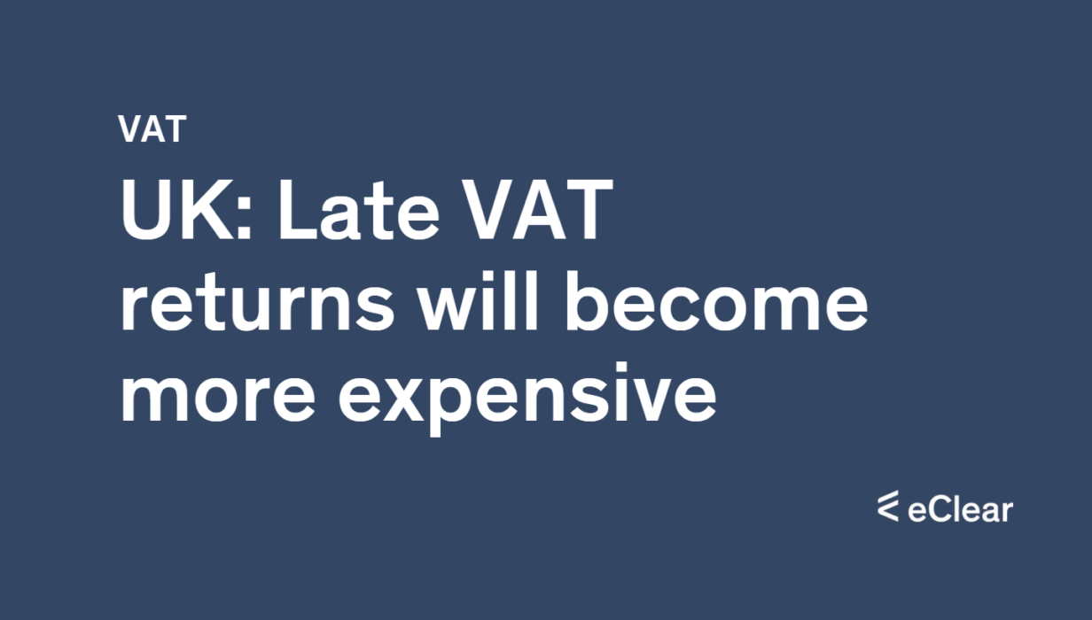 VAT sanctions in Great Britain, 2023 - eClear AG